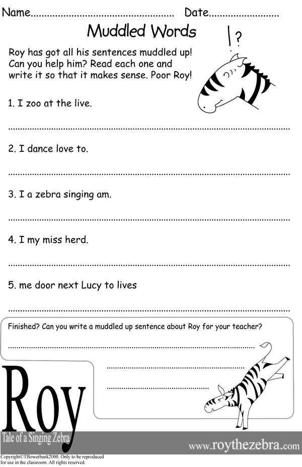 Literacy Worksheets