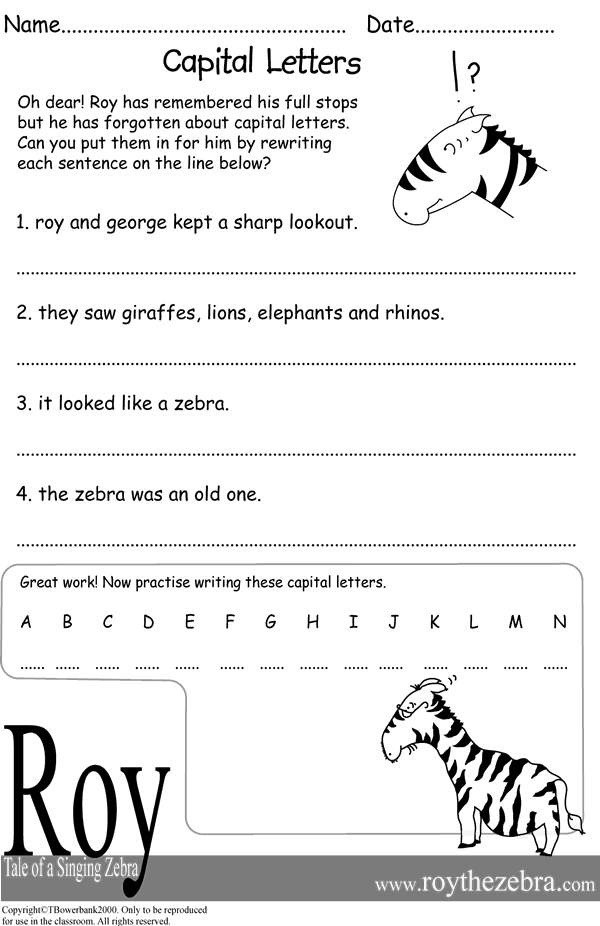 Literacy Worksheets